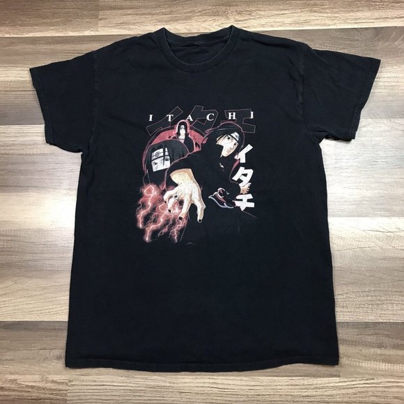 Vintage | Shirts | Vintage Naruto Itachi Uchiha Shirt Sz Small Anime ...